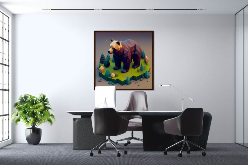 Low Poly Art | Wall Art | Frames Wall Art | Wall Art Prints